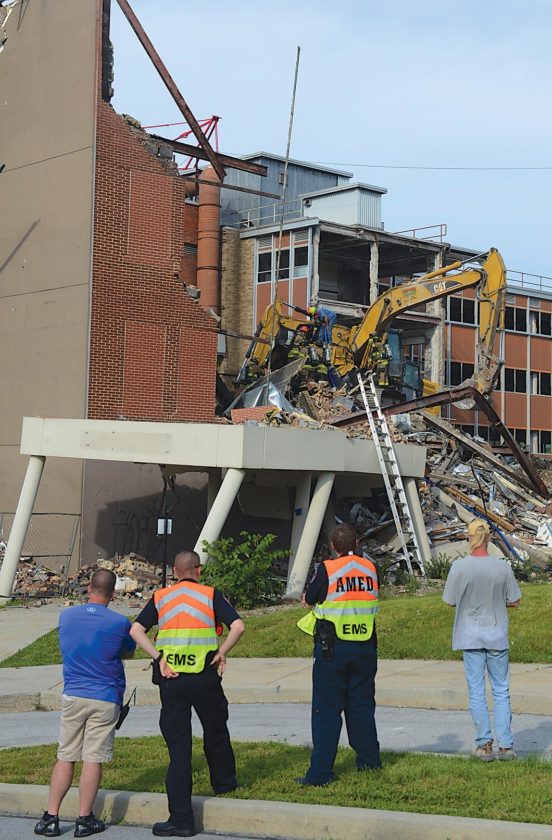 No injuries in demolition accident | News, Sports, Jobs - Altoona Mirror